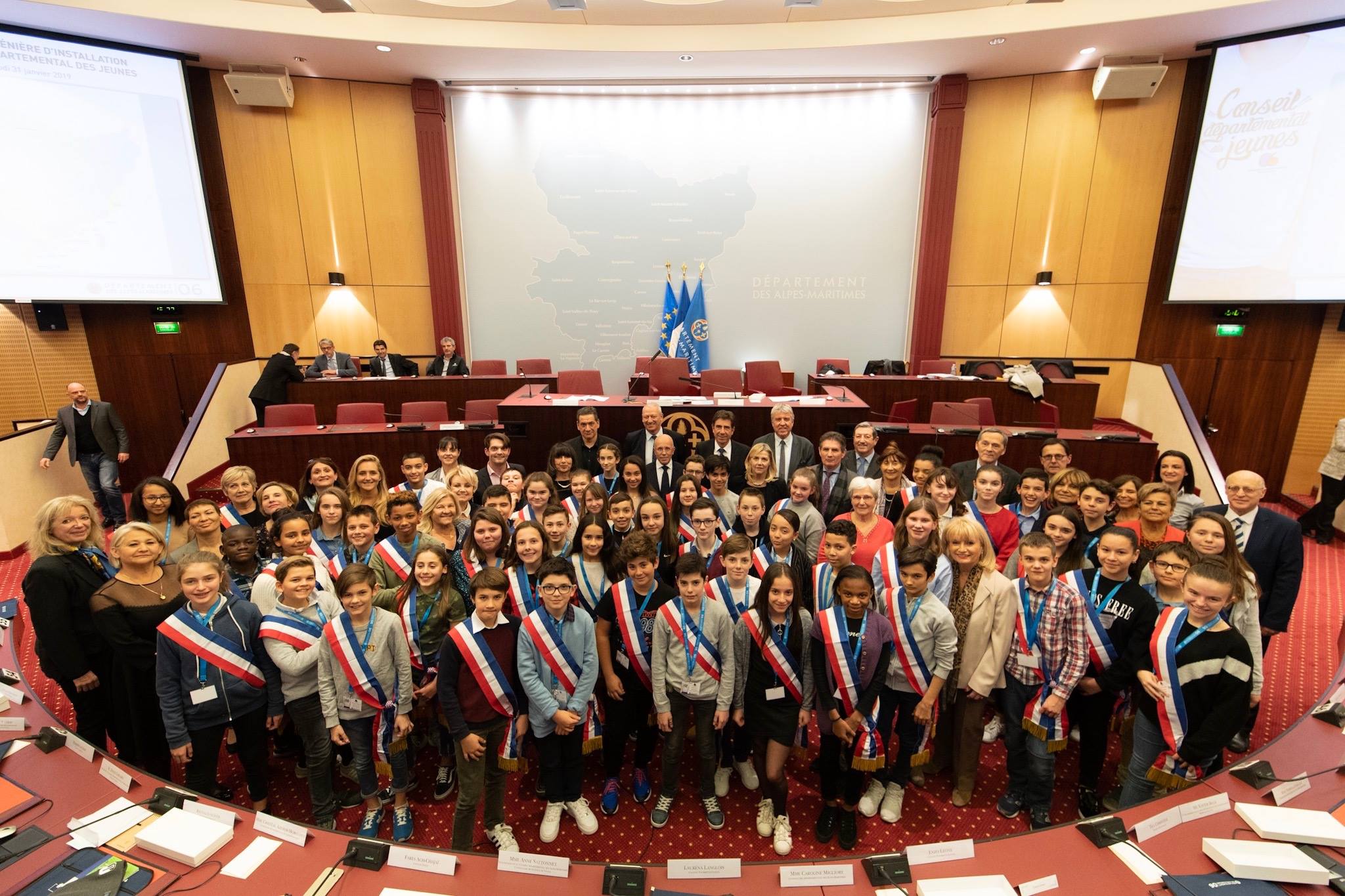 Installation au sein du Conseil départemental des Jeunes 2018-2020