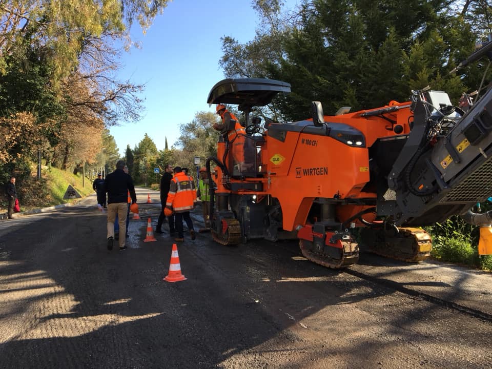 Notre programme de réalisation de revêtement de voirie 2019 continue