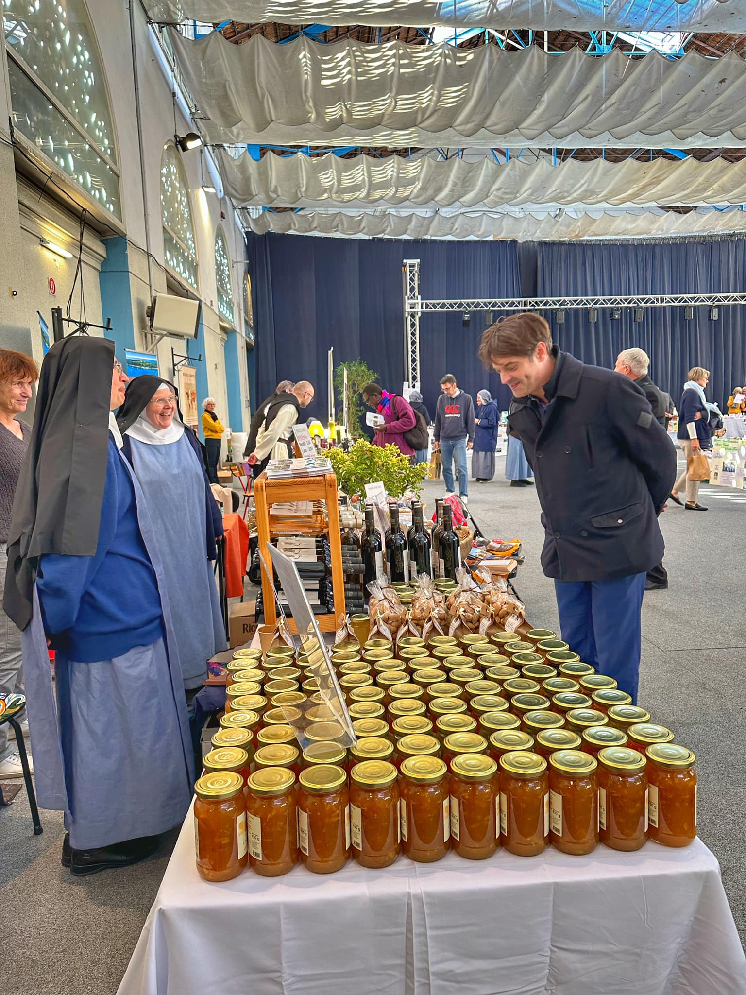 Inauguration du salon des produits monastiques - Jérôme Viaud